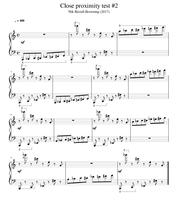 Close proximity experiments